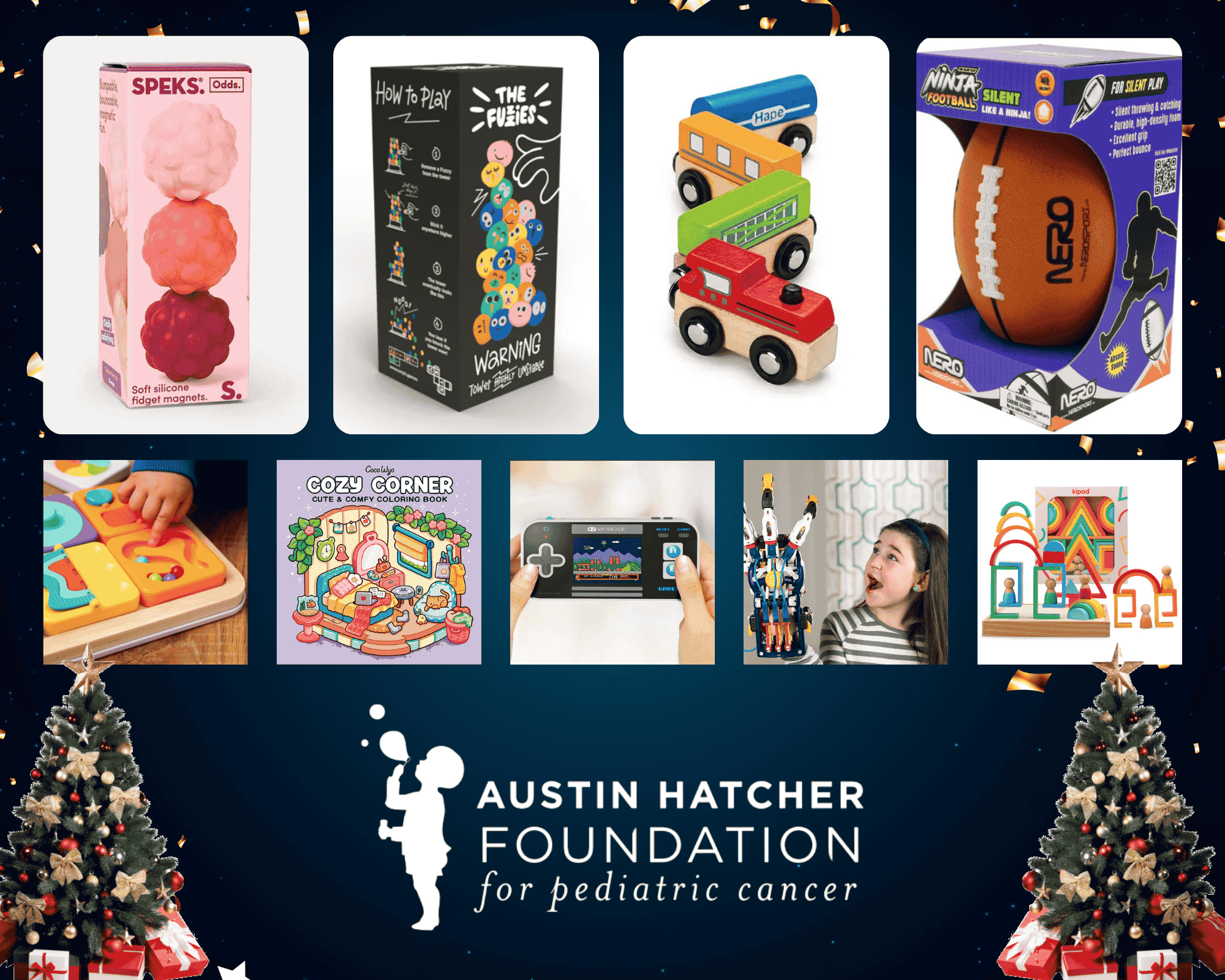 Austin Hatcher Foundation (AHF) Holiday Wishlist – Learning Express ...